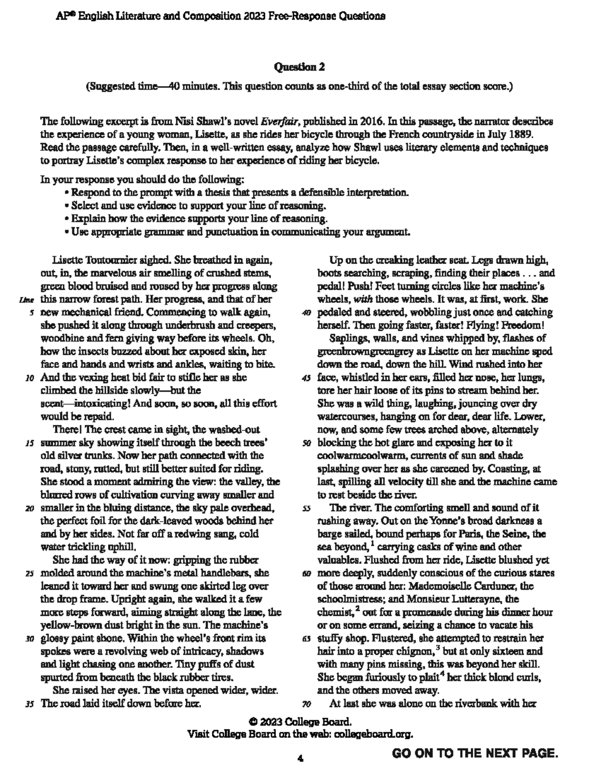 AP Literature Q2 2023: Analyzing Shawl's Literary Techniques in ...