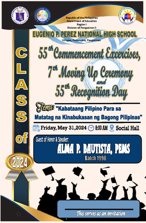 2024 Graduation Message - RAMON V. GUICO III, DPM Greetings from the ...
