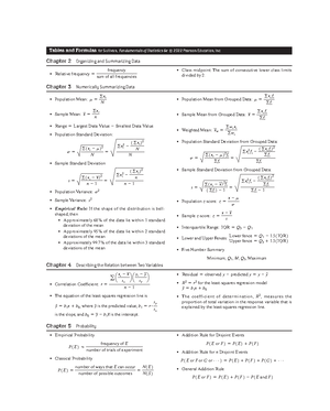 Math 200 Chapter 1 Notes Chapter 1 Data Collection Section 1