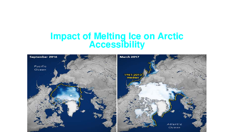 Arctic Accessibility Slide - Econometric Method - Impact of Melting Ice ...