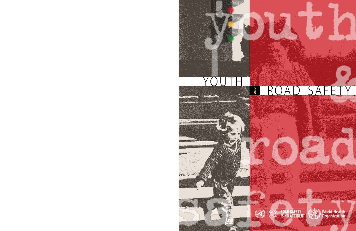 Youth and Road Safety: Insights from WHO Report (ISBN 978 92 4 159511 7 ...