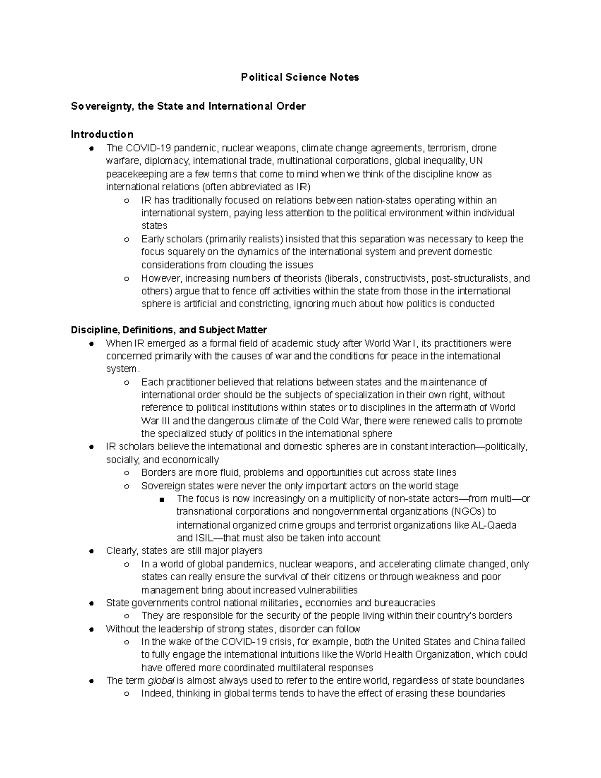 Chapter 14 - Political Science Notes - Political Science Notes ...
