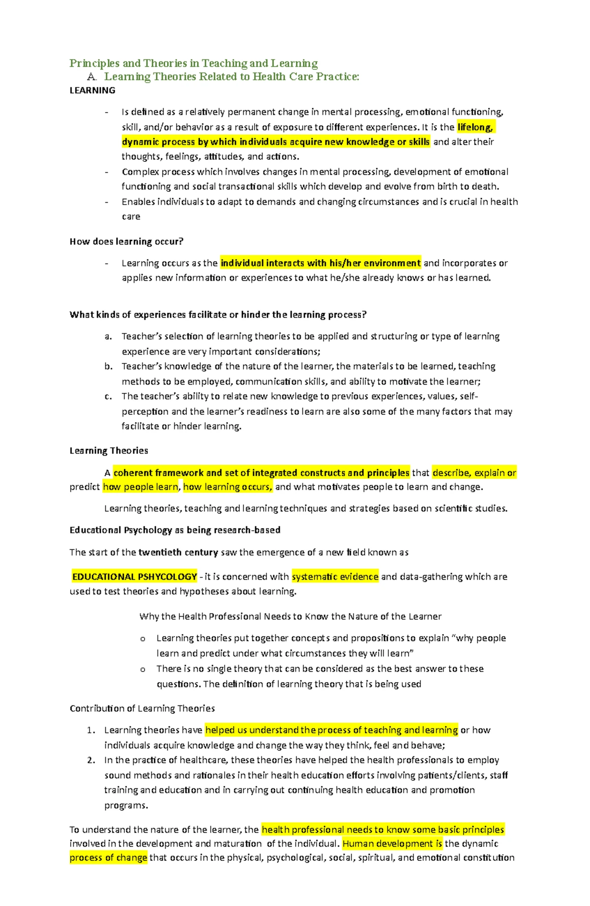 History of Nursing in the Philippines - NCM 100 HISTORY OF NURSING IN THE PHILIPPINES Early ...