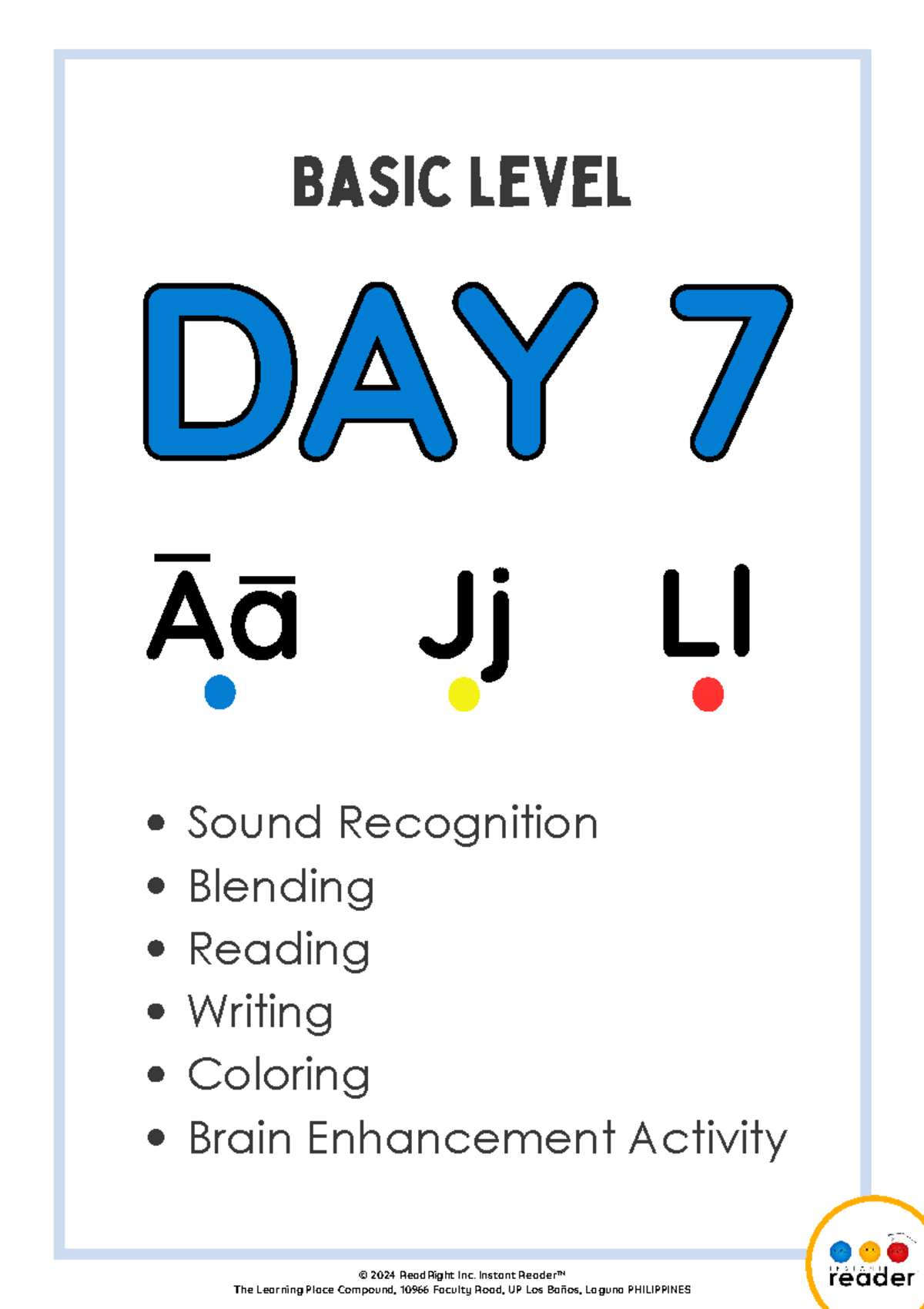 Basic Lesson 7 Activities: Sound Recognition & Blending - Studocu