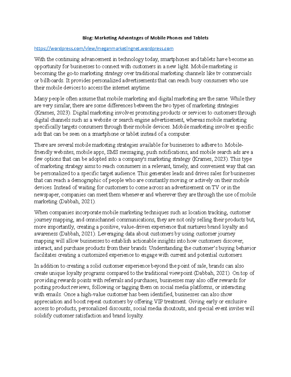 MKT 311 Blog: Exploring Mobile Marketing Advantages and Strategies ...