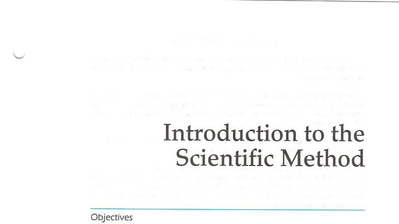 Lab 1 - Introduction to the Scientific Method: Objectives & Activities ...