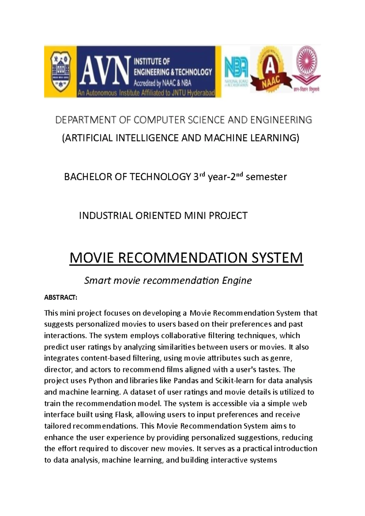 AKTU 7th Sem CSE Syllabus: AI & ML (2023-24) - Studocu