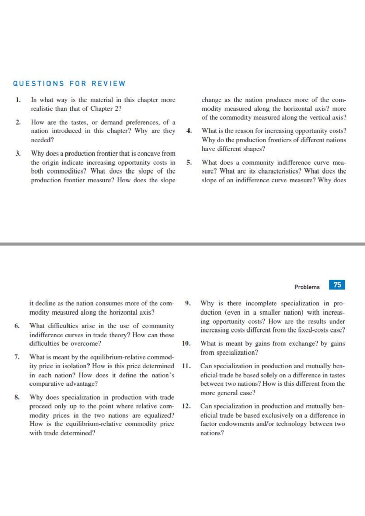 Chapter 3 Review Questions for Economics (ECO 101) - Studocu