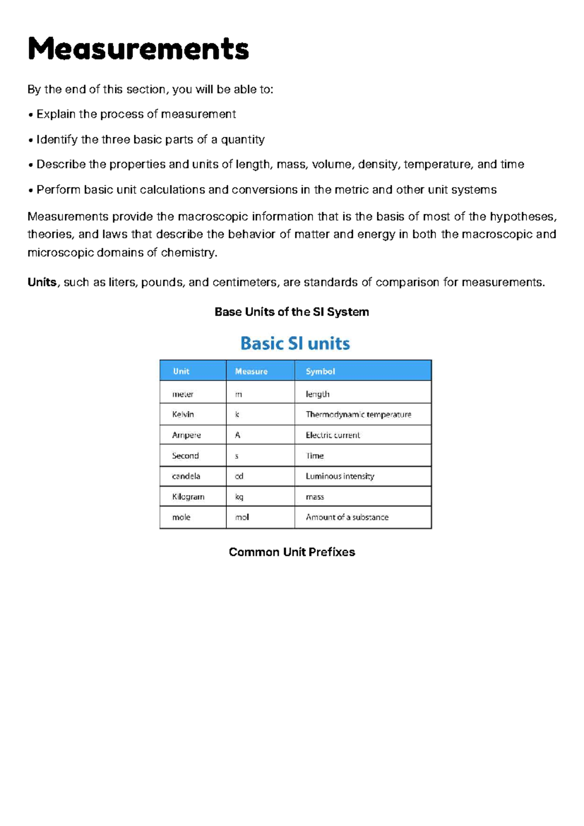 Scientific Measurement: Understanding Units and Conversions - Studocu