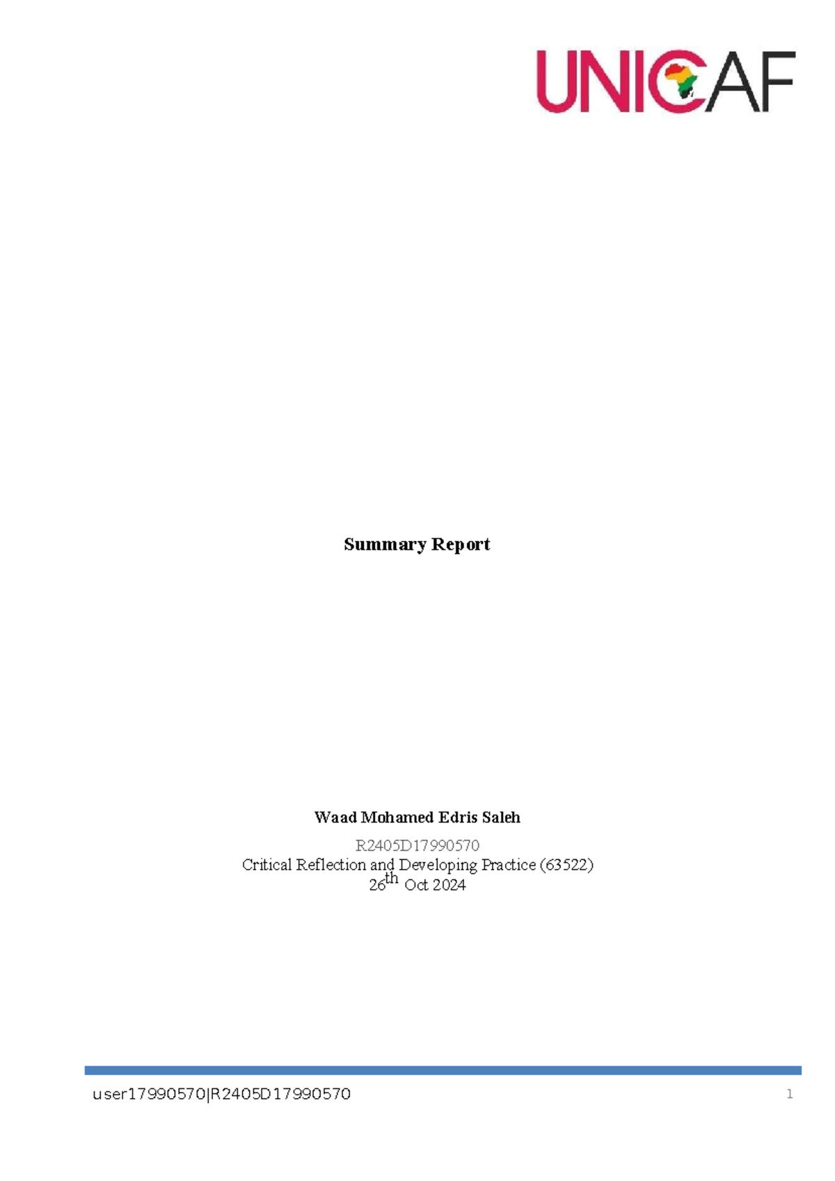 R2405D - Reflection and Reflexivity in Educational Practice: A Summary ...