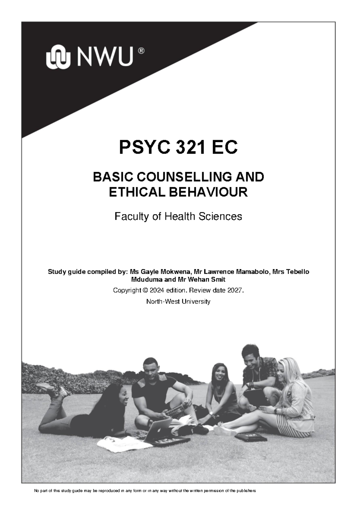 PSYC 321 Final Exam Study Guide: Basic Counselling & Ethical Behaviour ...