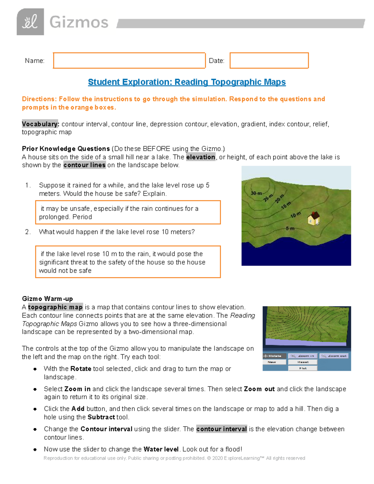 Lab 5: Understanding and Analyzing Topographic Maps - Studocu
