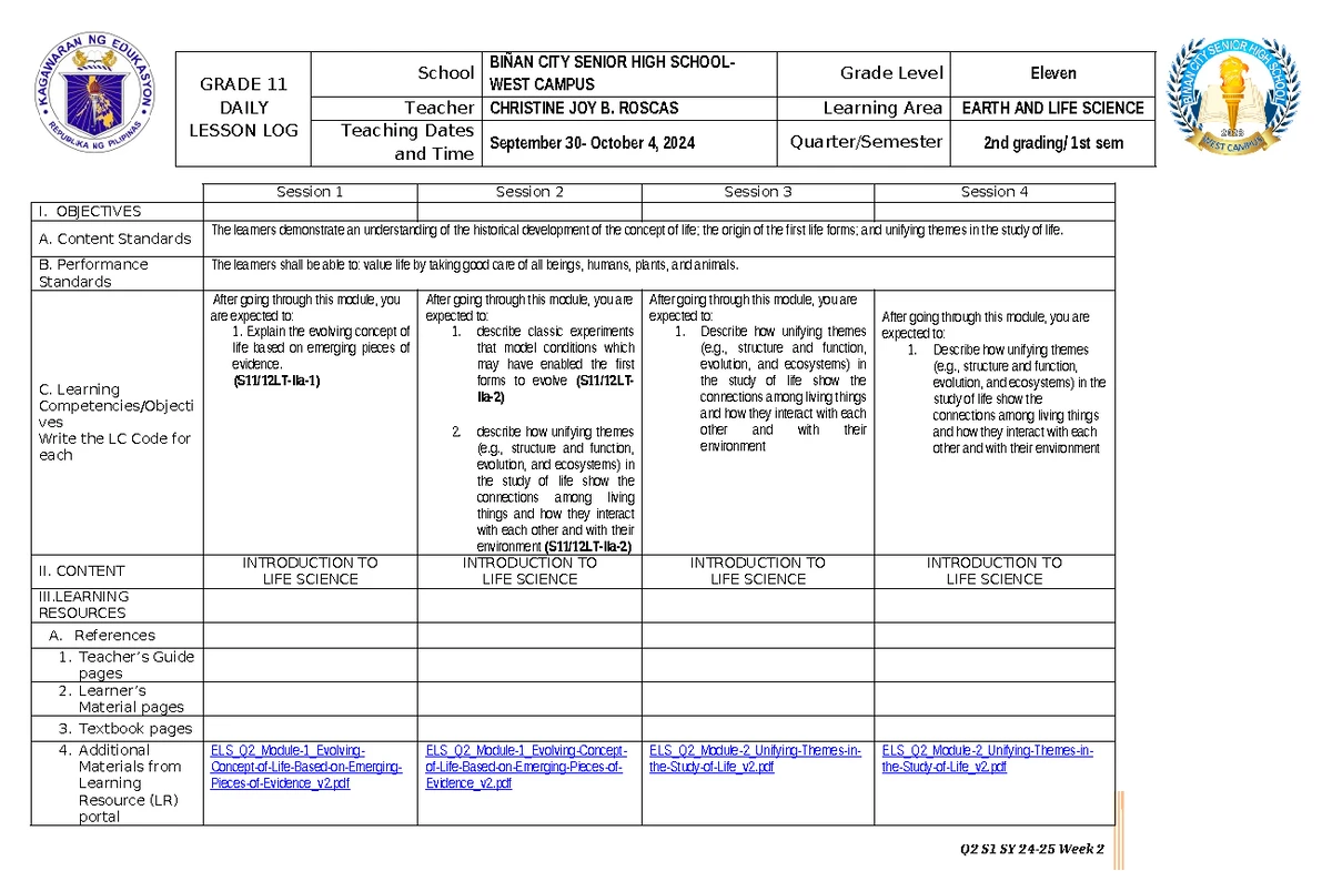 Lesson plan in deforestation - Detailed Lesson plan Deforestation I ...
