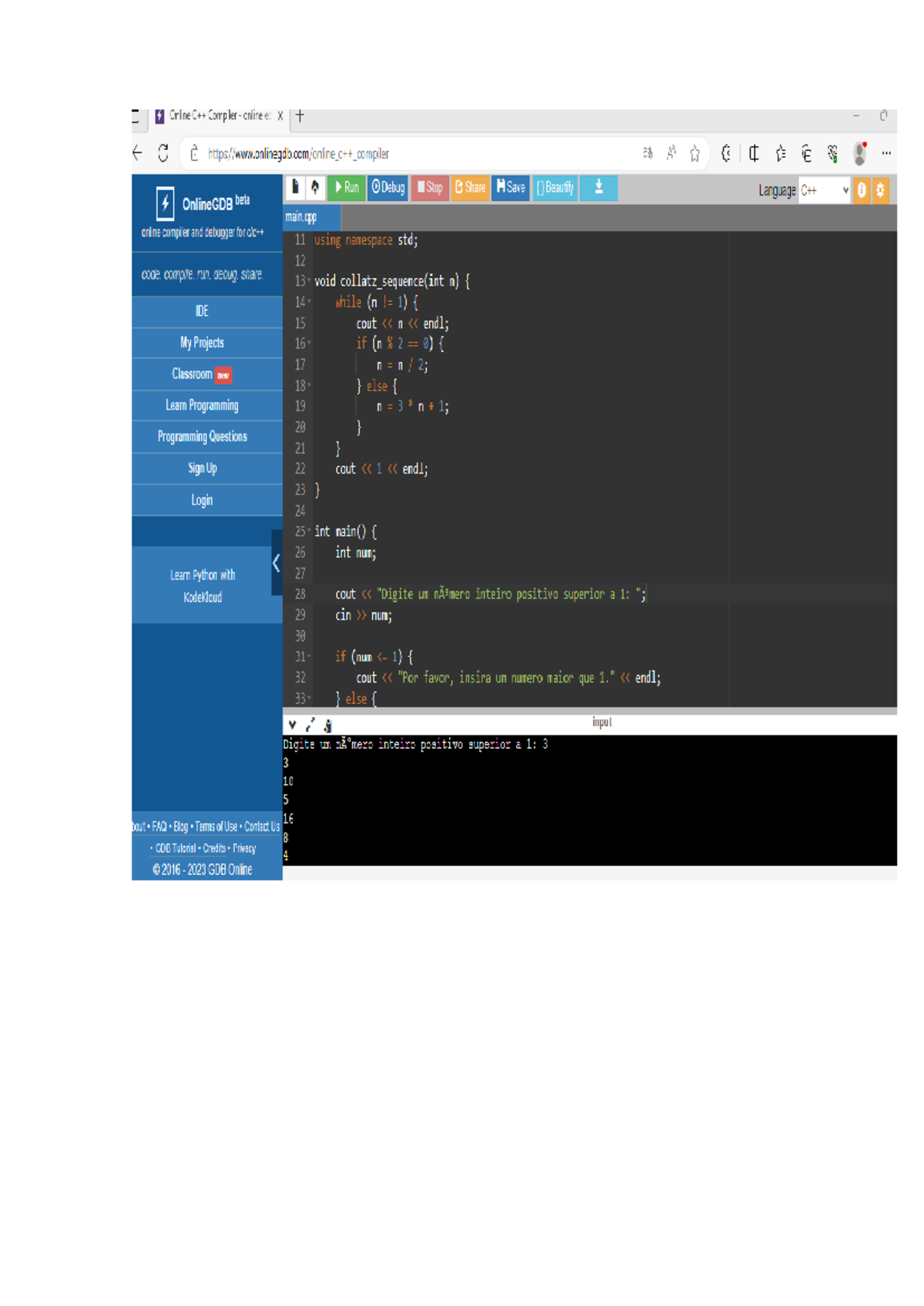 Relatório Algoritimo - relatorio - Algoritmos e Programação Estruturada ...