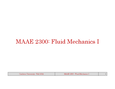 Maae 2300 - Carleton - Fluid Mechanics I - Studocu