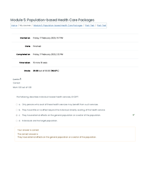 Module-1-Post-Test - UHC MODULE - Module 1: Framework and Mandates of ...