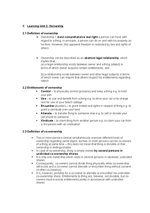 [Solved] a With reference to relevant case law and academic authority - Law of Property ...