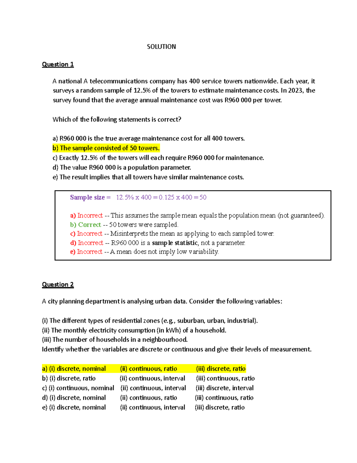 Aegro Test Solutions 20261: Analysis of Survey Data and Statistics ...