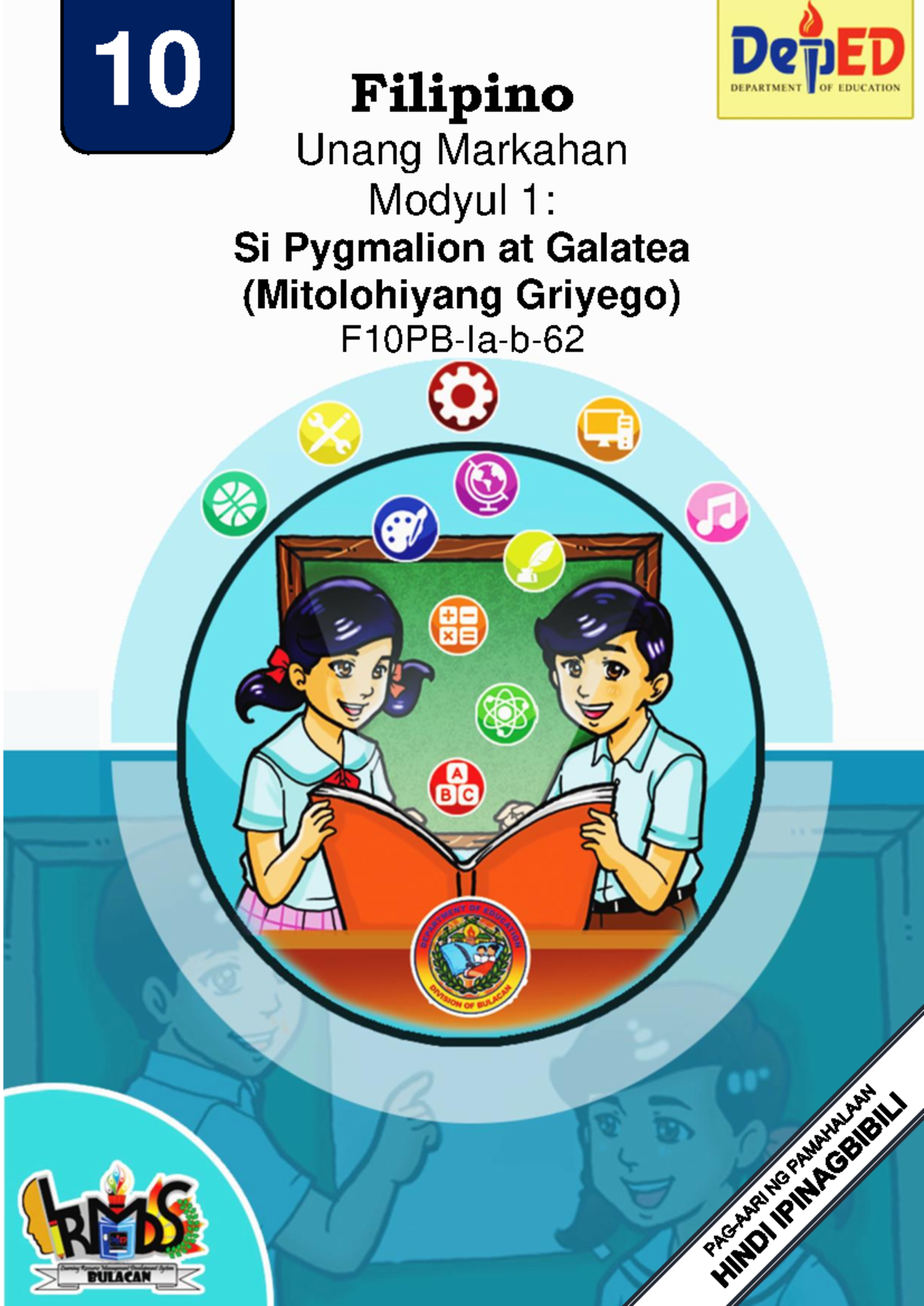 Filipino 10 JHS Modyul 1: Si Pygmalion at Galatea (Mitolohiyang Griyego ...
