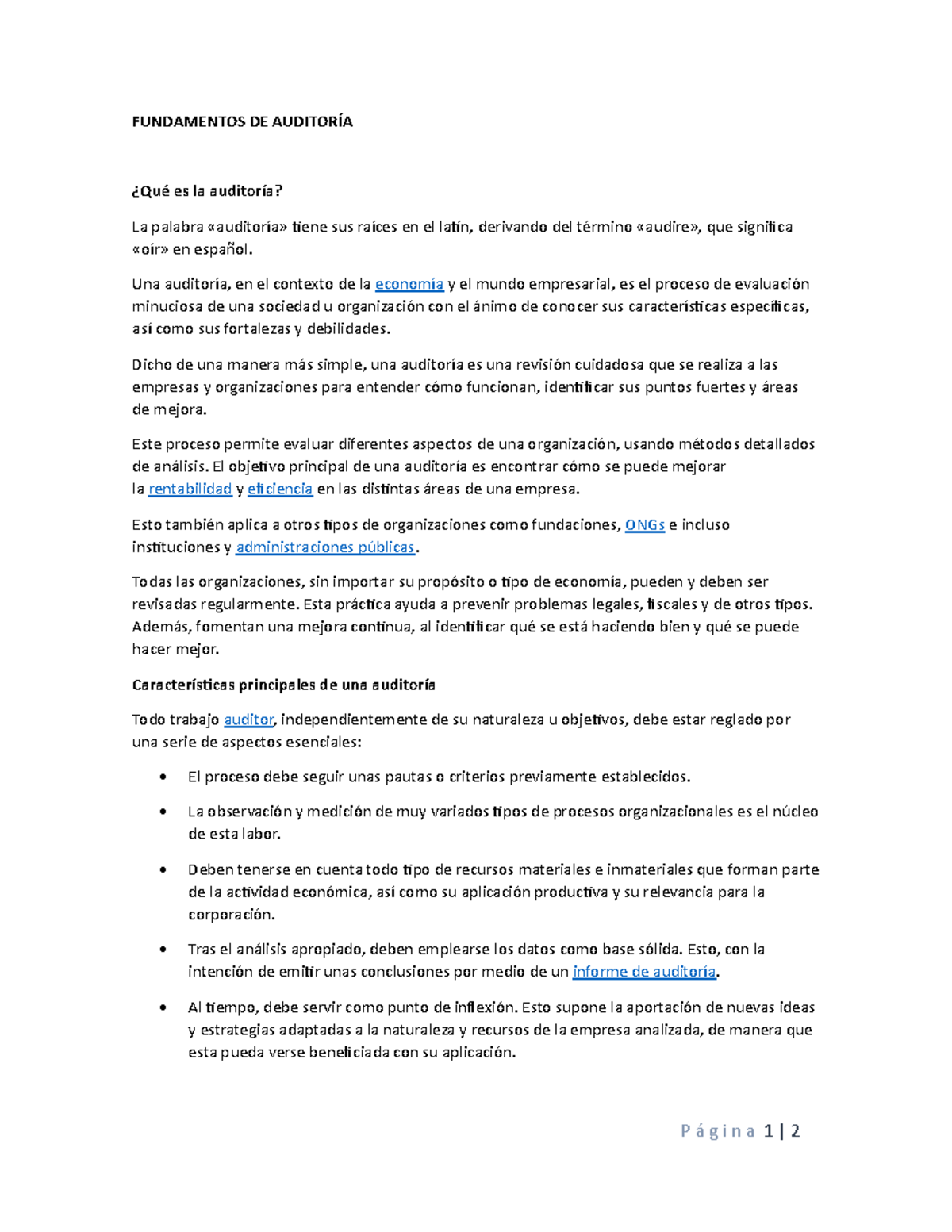 Fundamentos de Auditoría: Definición, Proceso y Características Clave ...