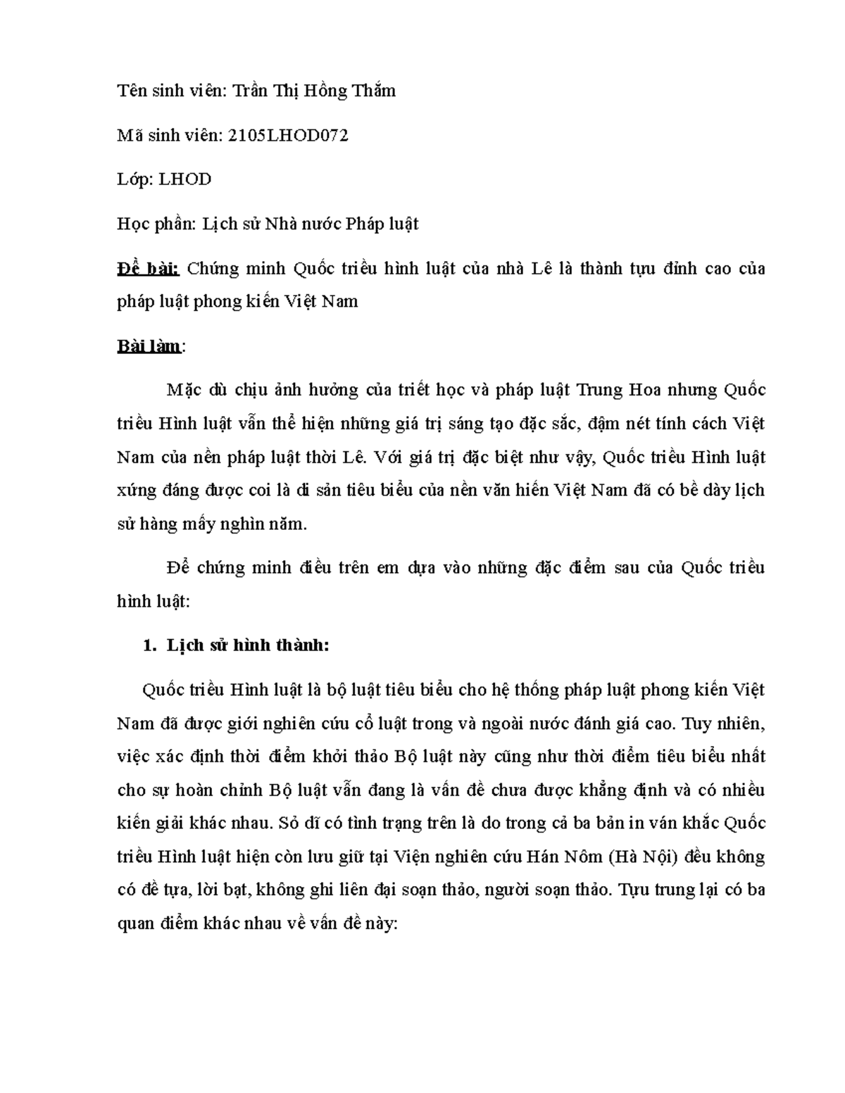 Lsnnpl 2 - nvcn ncdfg - Tên sinh viên: Trần Thị Hồng Thắm Mã sinh viên ...