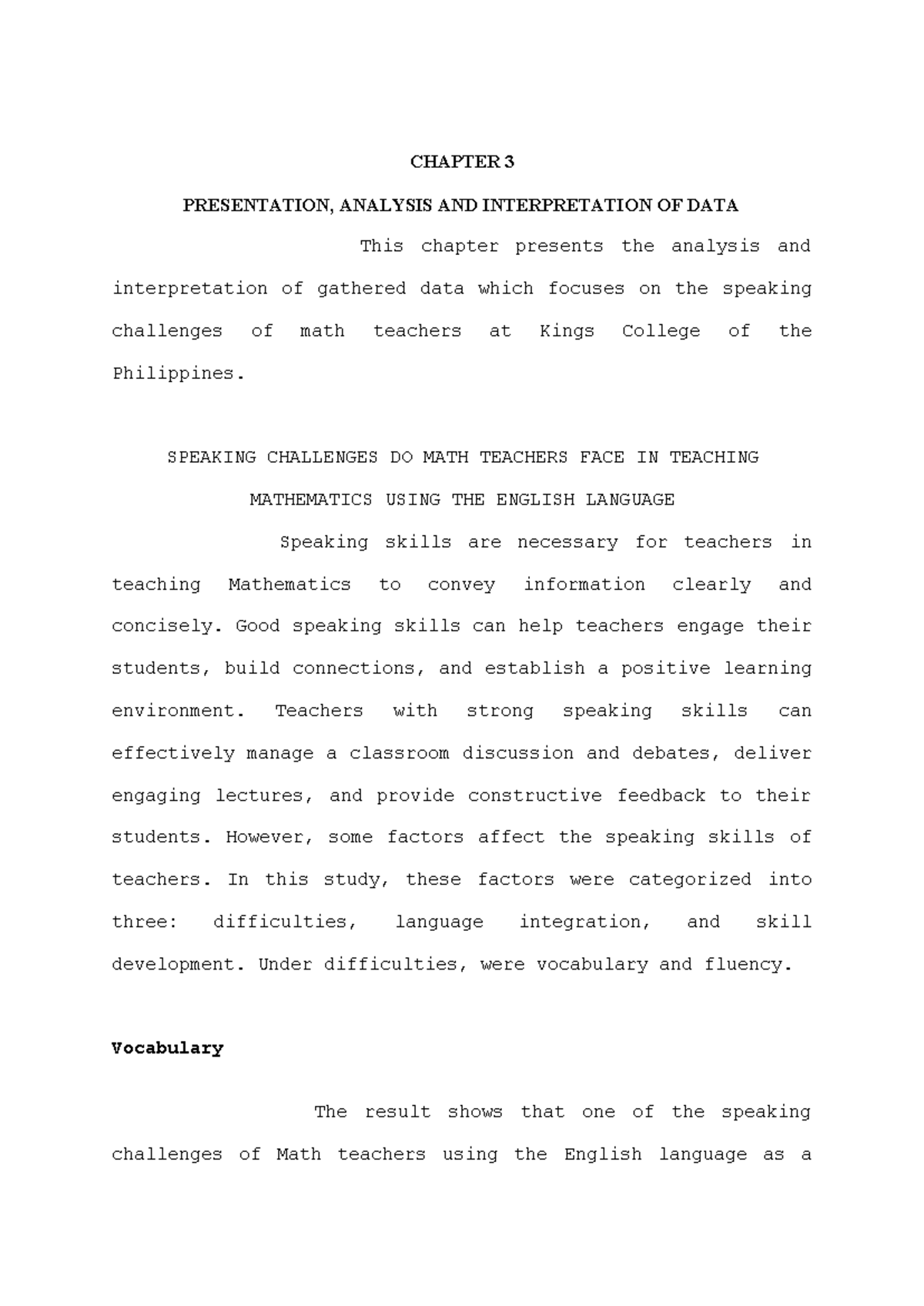 Challenges in Math Teaching: Code-Switching & Translation in English ...