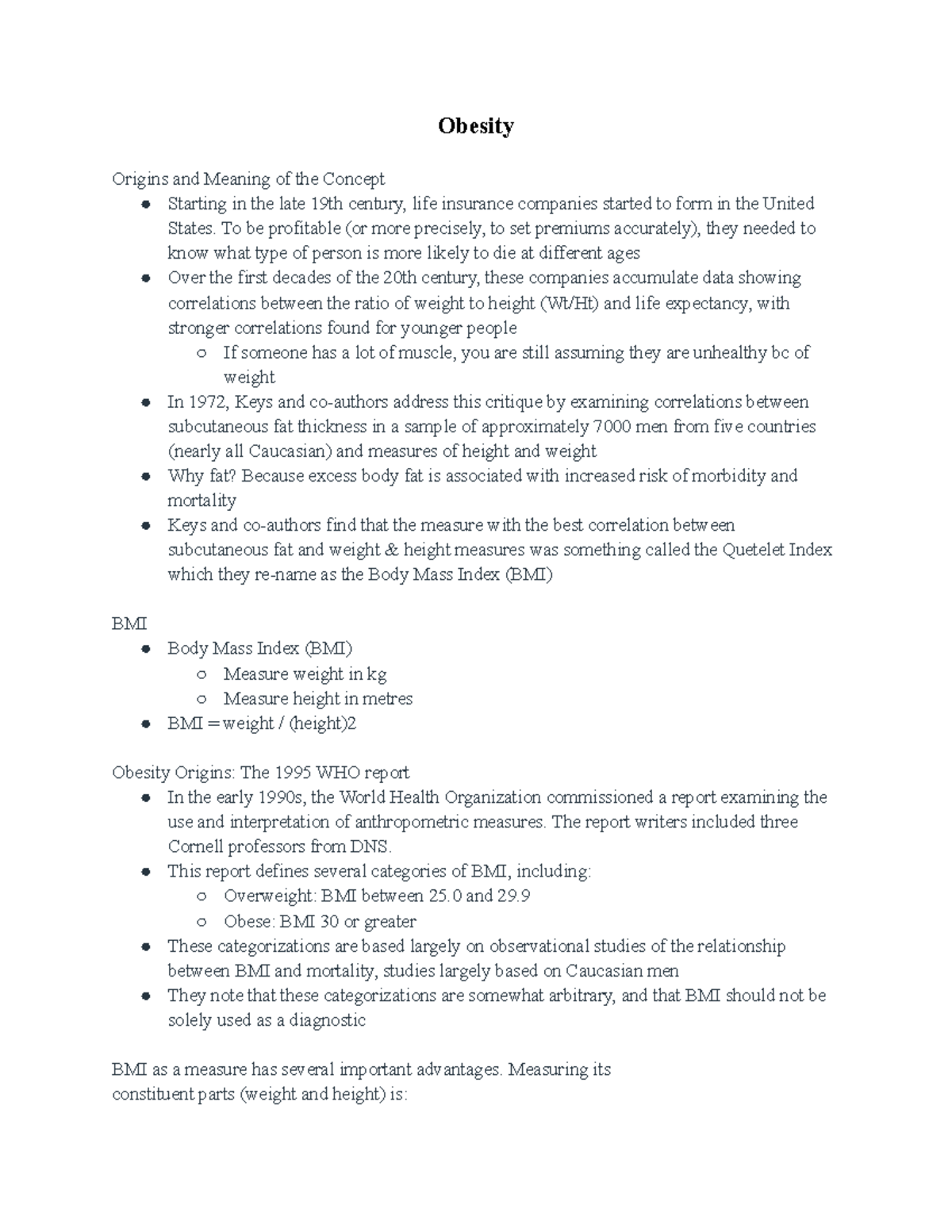 Obesity: Biological Aspects, Assessment, and Health Implications (NS ...