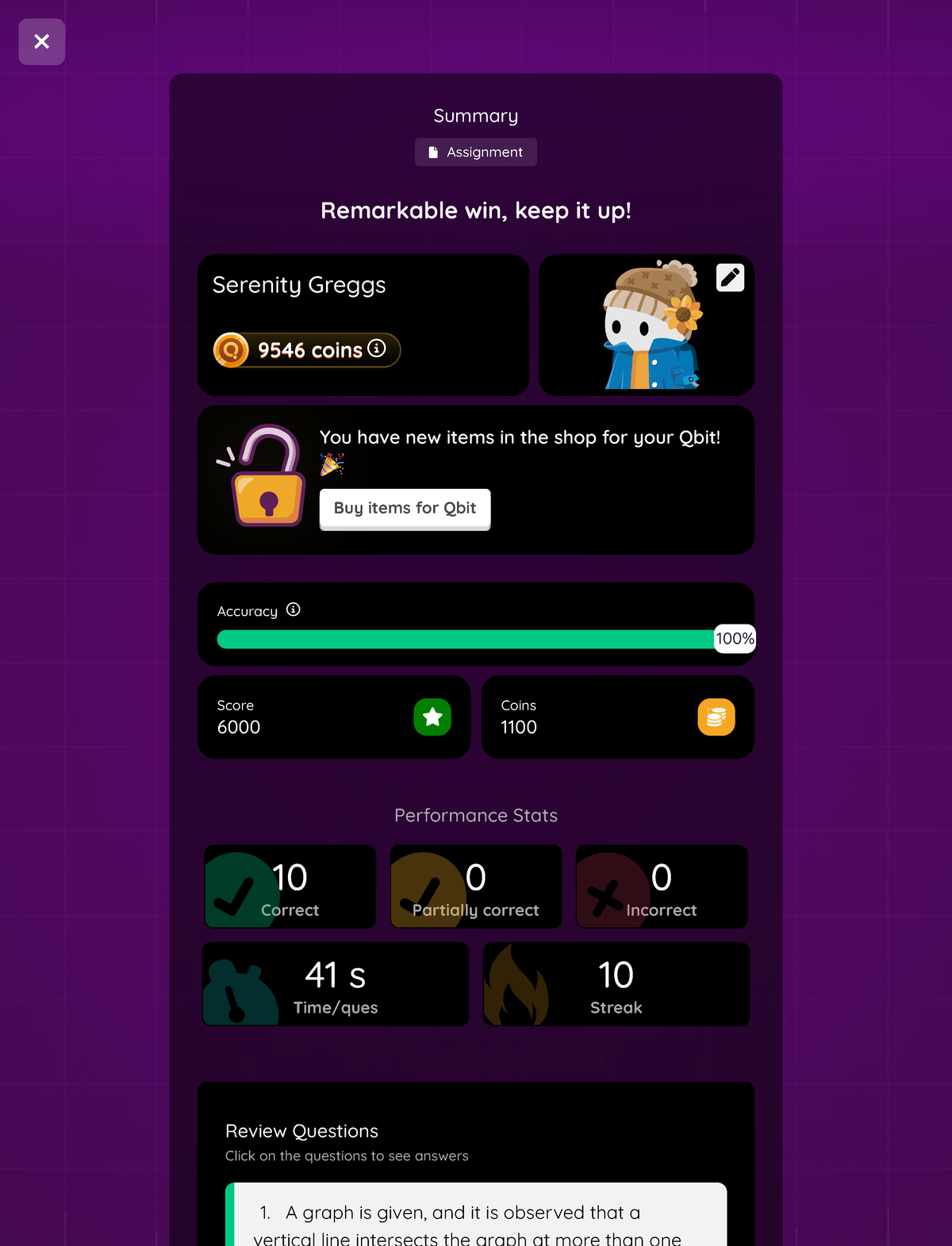 Summary - Quizizz - Iomkooopkko - Summary Assignment Remarkable win ...