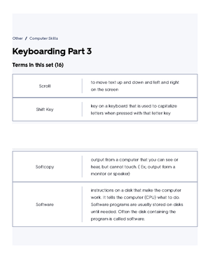 A Beka Keyboarding and Document Processing Test 2 Flashcards Quizlet ...