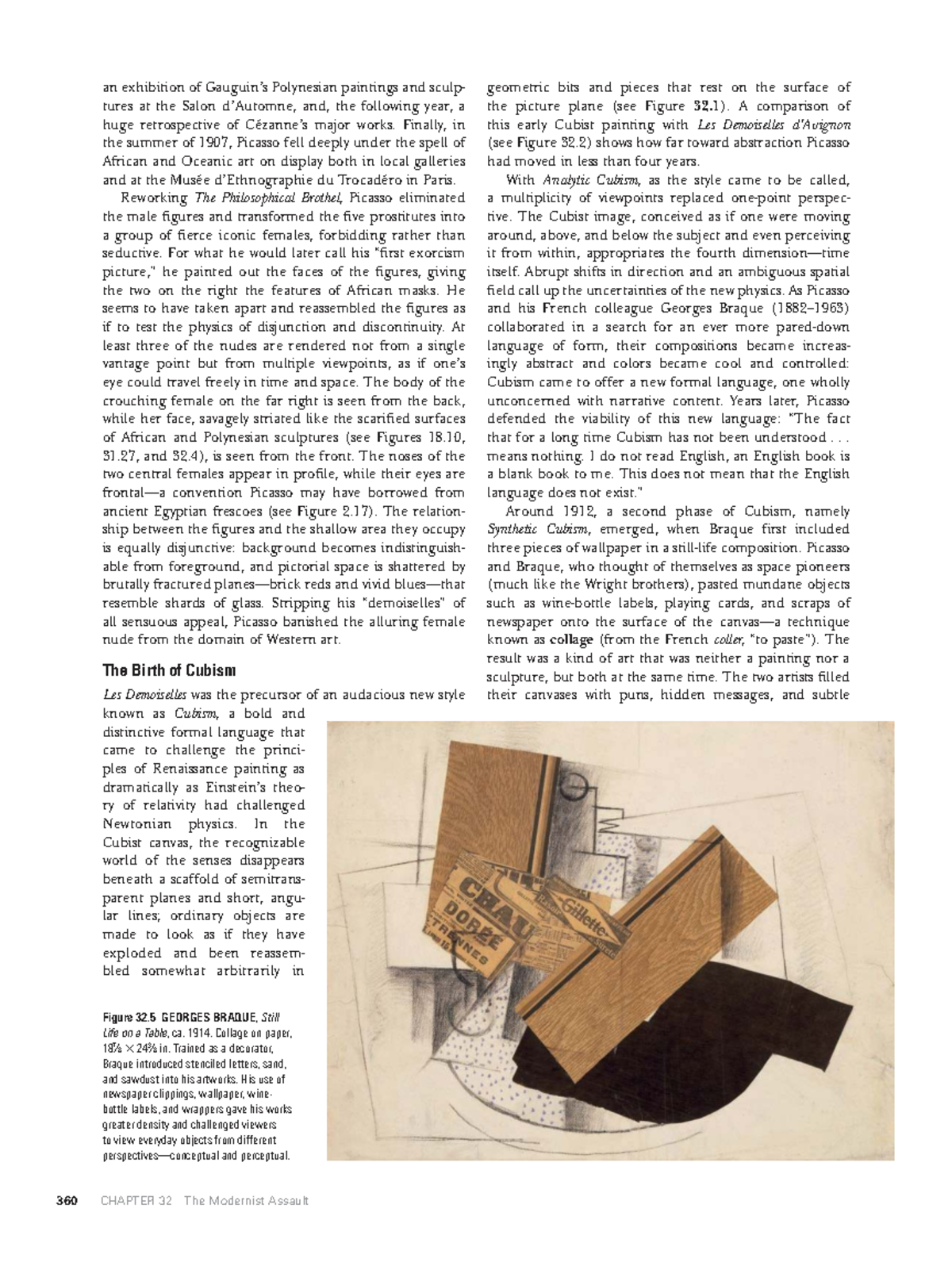 The Birth and Evolution of Cubism: Analytic to Synthetic Approaches ...