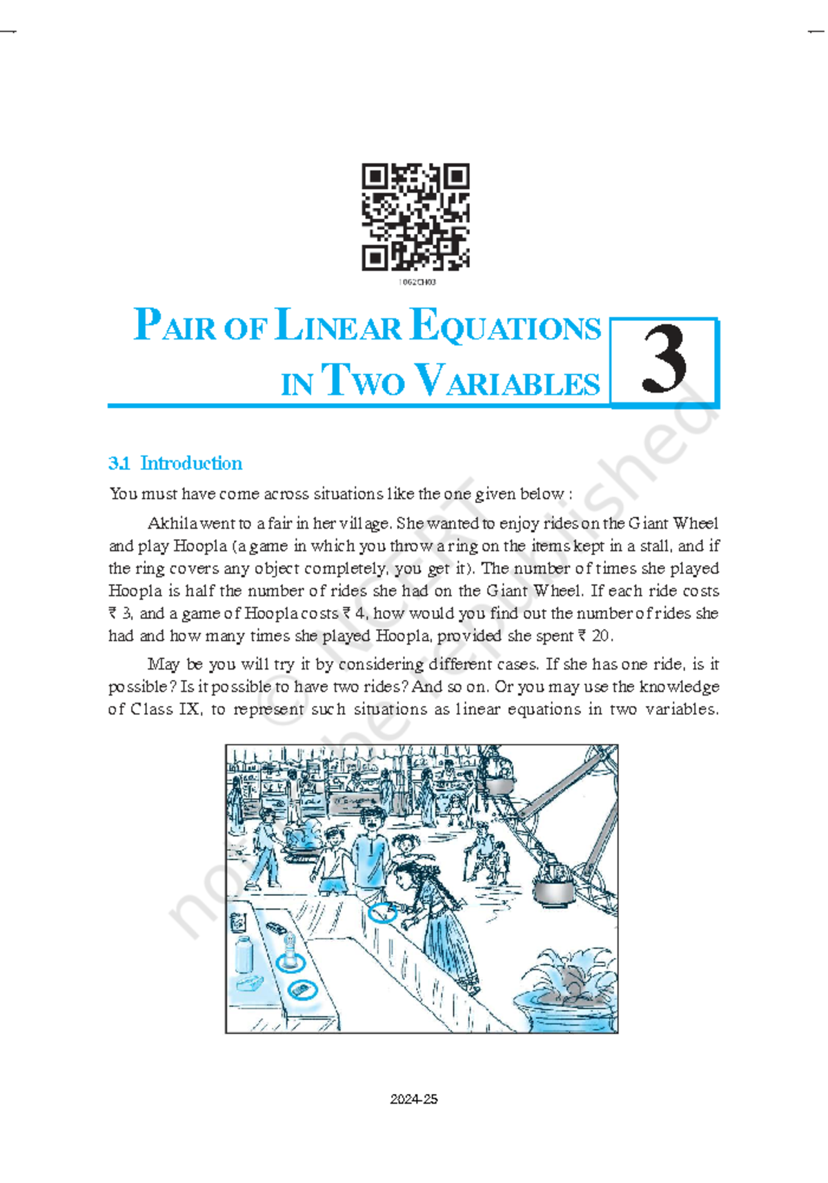 Jemh103 - Mathematics: Pair of Linear Equations in Two Variables - Studocu