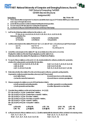 MTH 261 - Discrete Structures Ii - Studocu