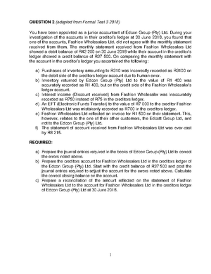 [Solved] define the role of the key individual in terms of the FAIS Act ...