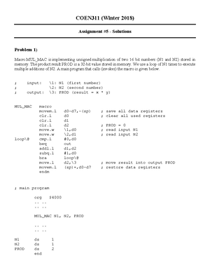 Simarm hand assembly example - Assembly Language to Machine Language (Encoding) (Hand Assembly ...