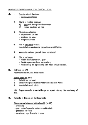 [Solved] Opstel van 500 woorde Oor ander maniere om n sukses te maak ...