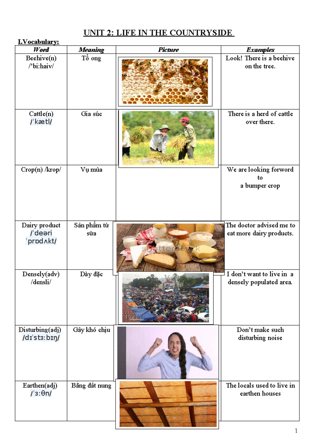 Unit 2 - chuyen sau Anh 8 - Practice! - UNIT 2: LIFE IN THE COUNTRYSIDE ...