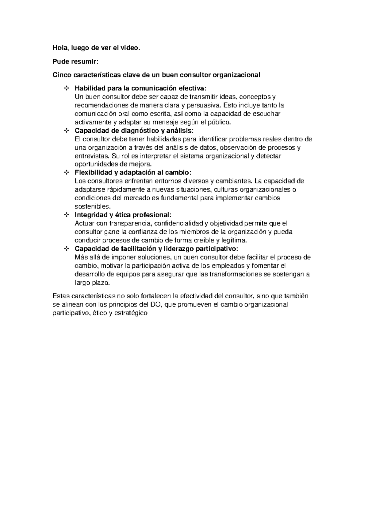 Debate 3-3: Cinco Características Clave de un Buen Consultor ...