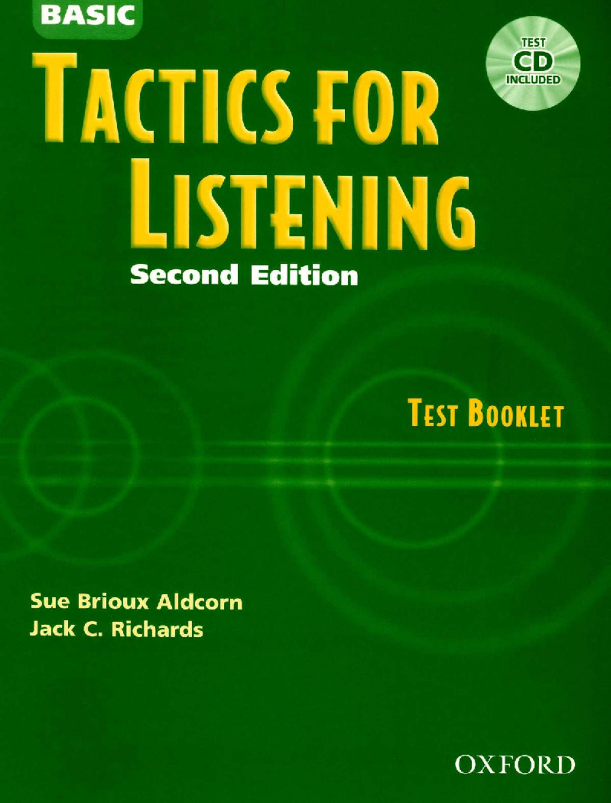 Basic Tactics for Listening TEST Booklet (2nd Ed.) by Richards ...