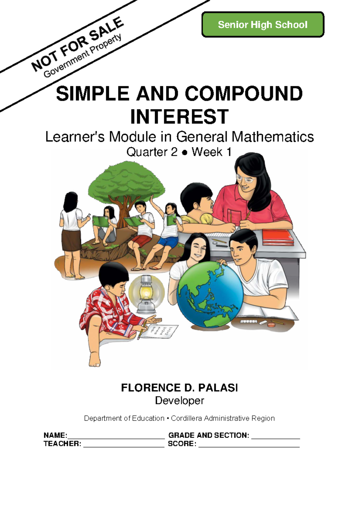 Senior High School General Mathematics Module: Simple & Compound ...