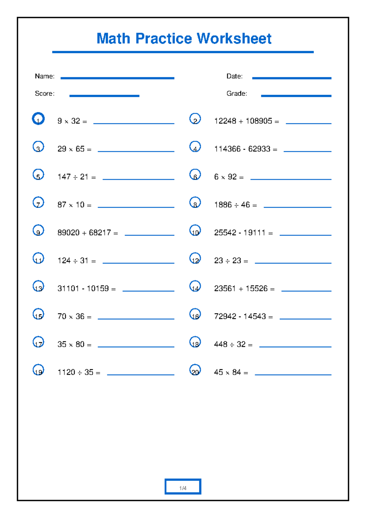 Math Practice Worksheet 2 Problem Set And Solutions Studocu