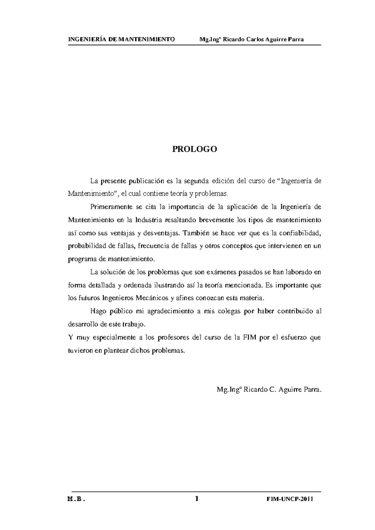 INGENIERÍA DE MANTENIMIENTO - Teoría y Problemas (2ª Edición) - Studocu