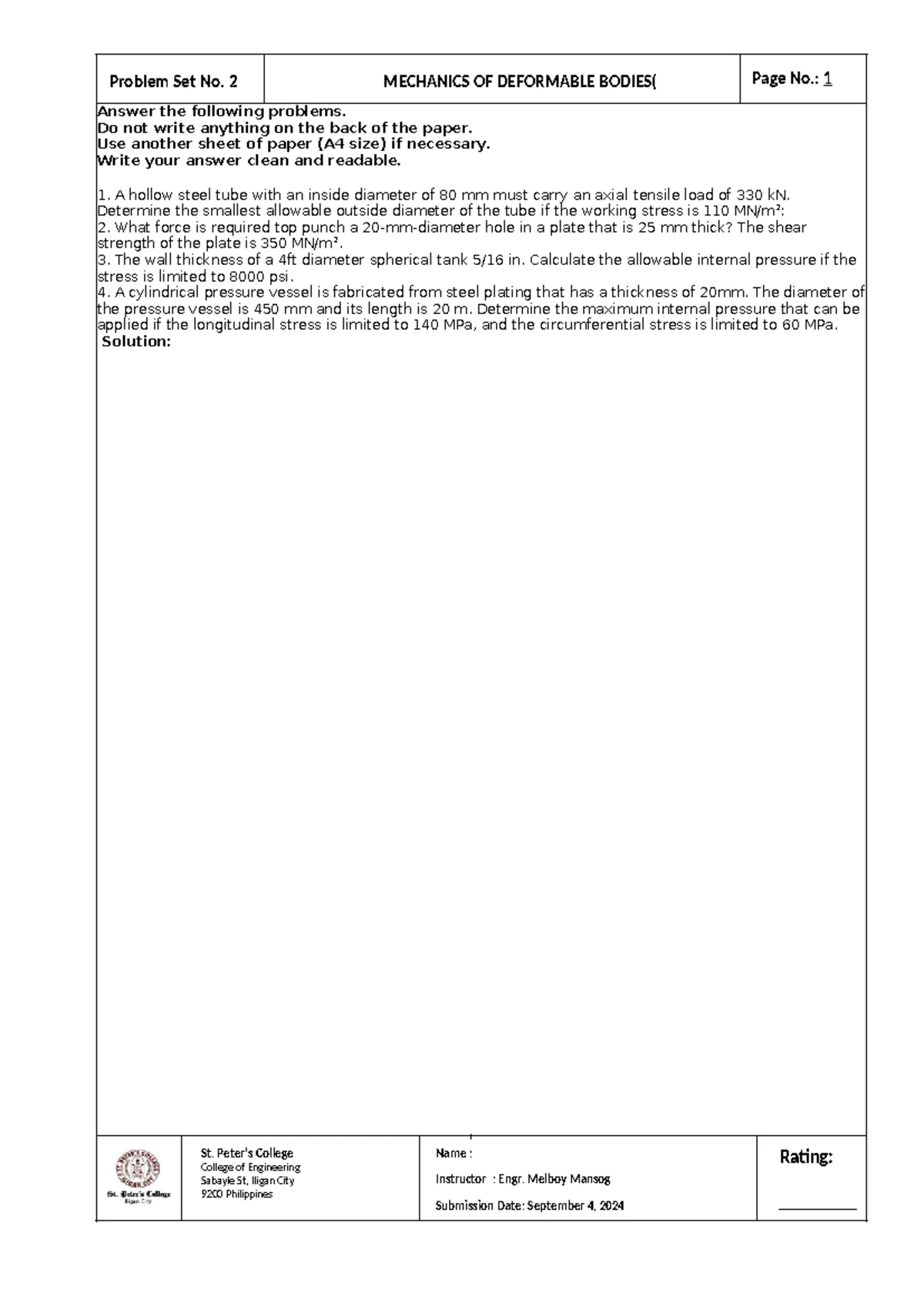 BS-EE CMO-88-s - CMO for electrical engineering - ON HIGHER I Republic of the Philippines OFFICE ...