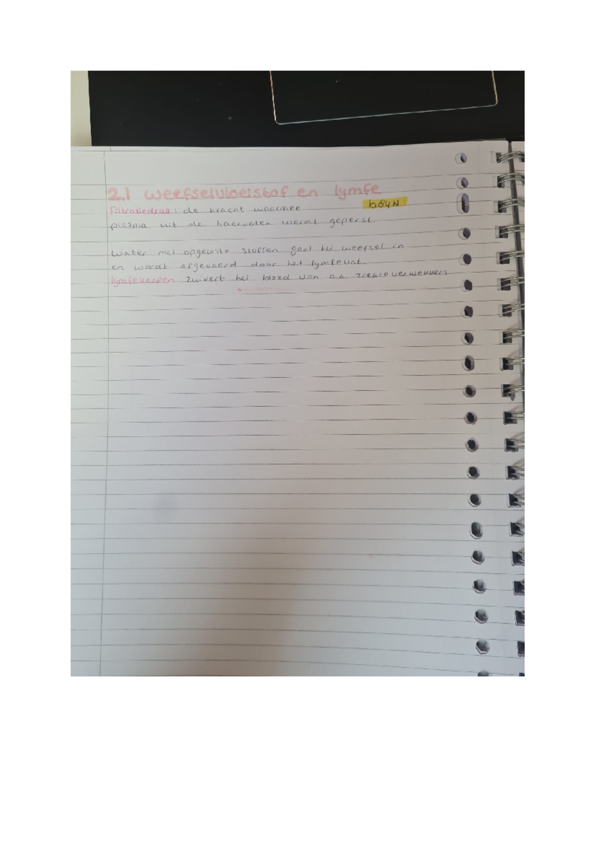 Bio H2: Aantekeningen over de Bloedsomloop en Lymfestroom - Studeersnel