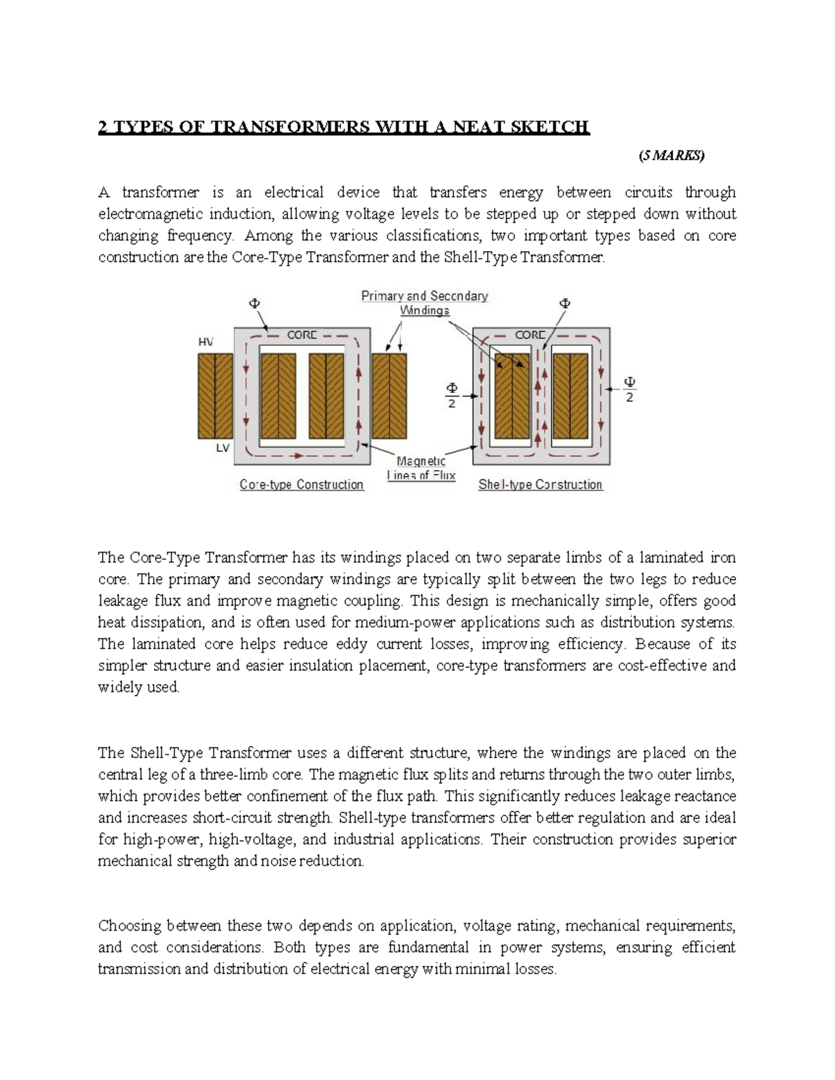 EMS Wye and Delta Connection: Types of Transformers Explained - Studocu