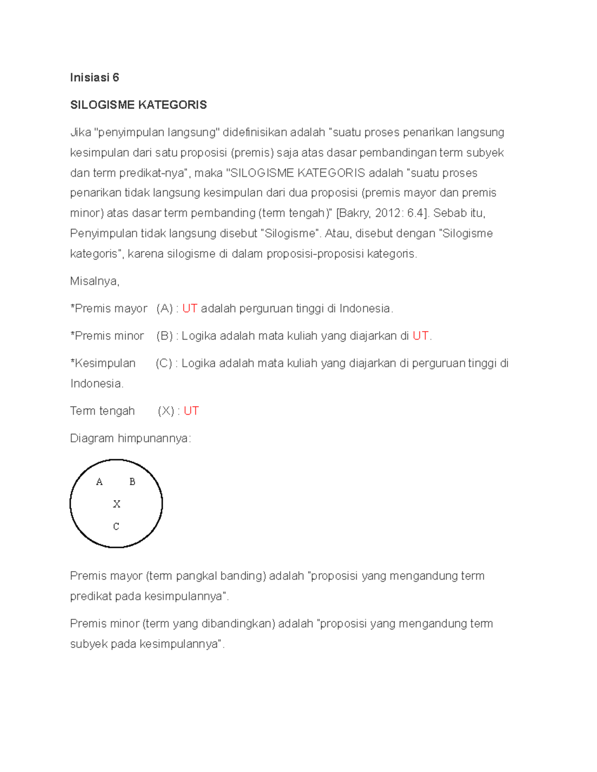 Inisiasi Silogisme Kategoris: Memahami 6 Tipe Proses Penarikan ...