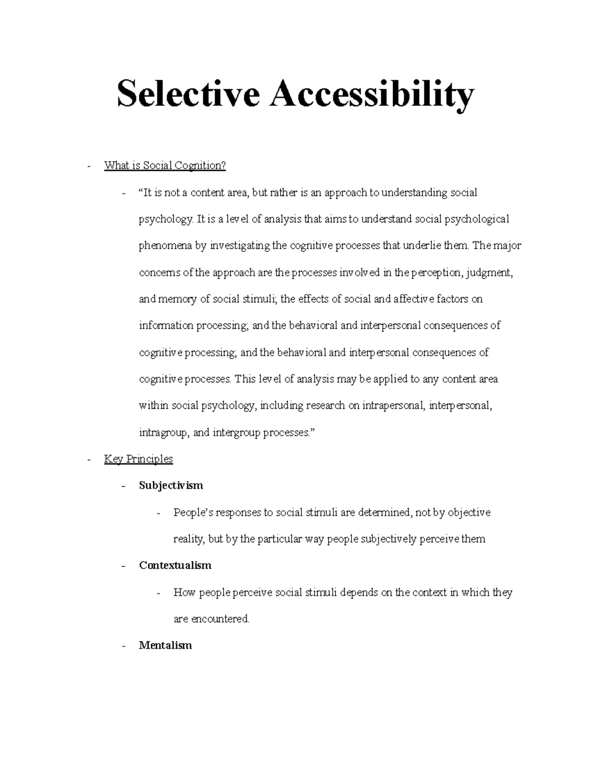 Cognitive Dissonance and Priming Effects in Social Psychology (PSY 101 ...