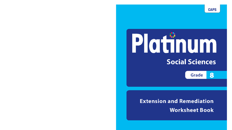 Grade 8 Social Science Workbook: Extension & Remediation Worksheets ...