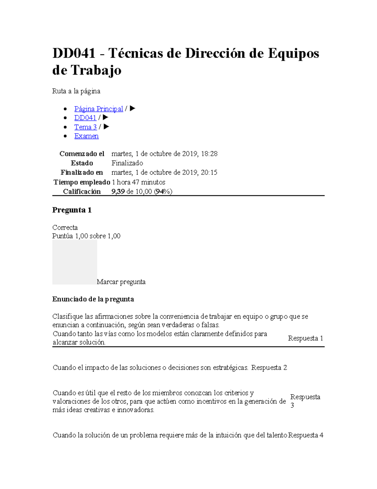 Vsip - DD040 - DD041 - Técnicas de Dirección de Equipos de Trabajo Ruta ...