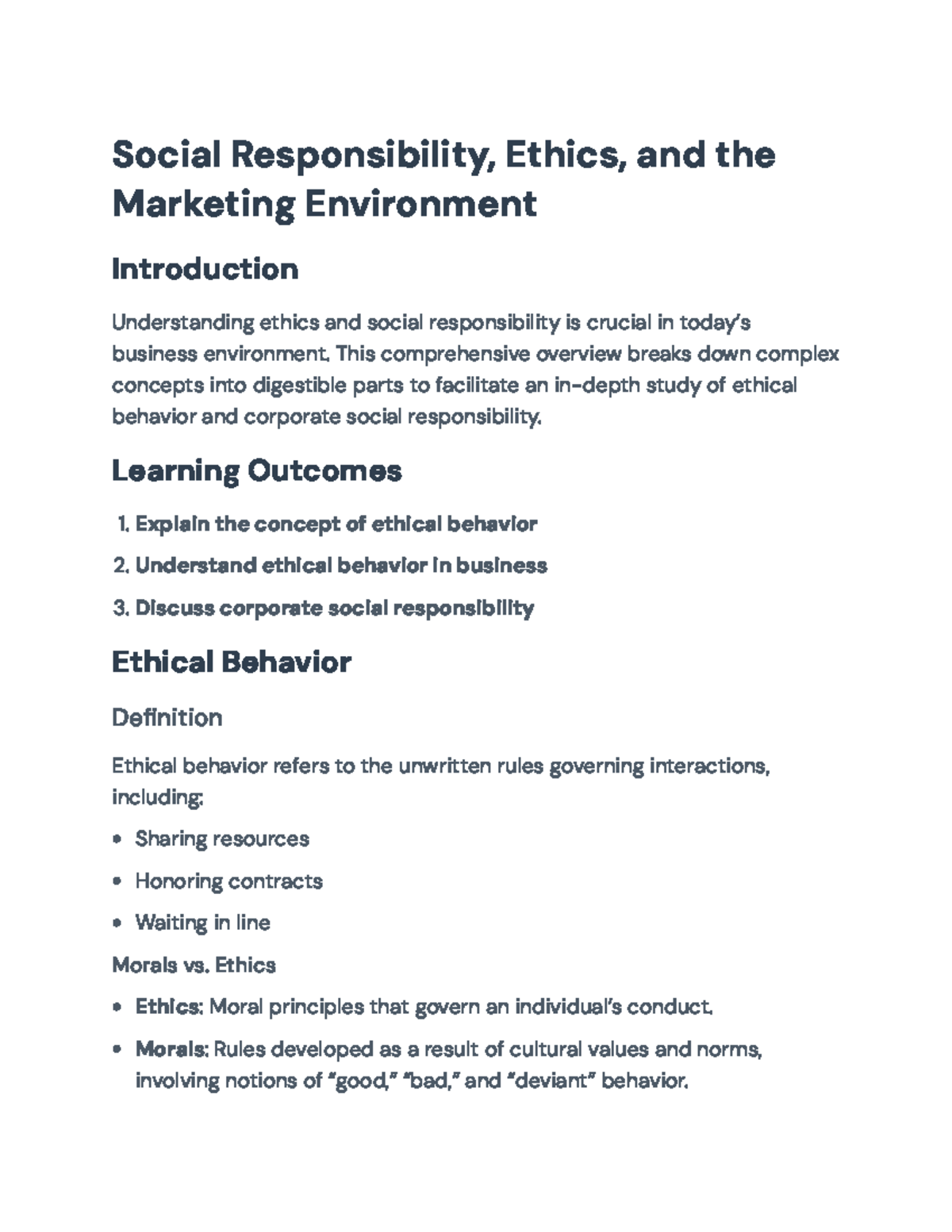 Social Responsibility and Ethics in Marketing: Concepts and Practices ...
