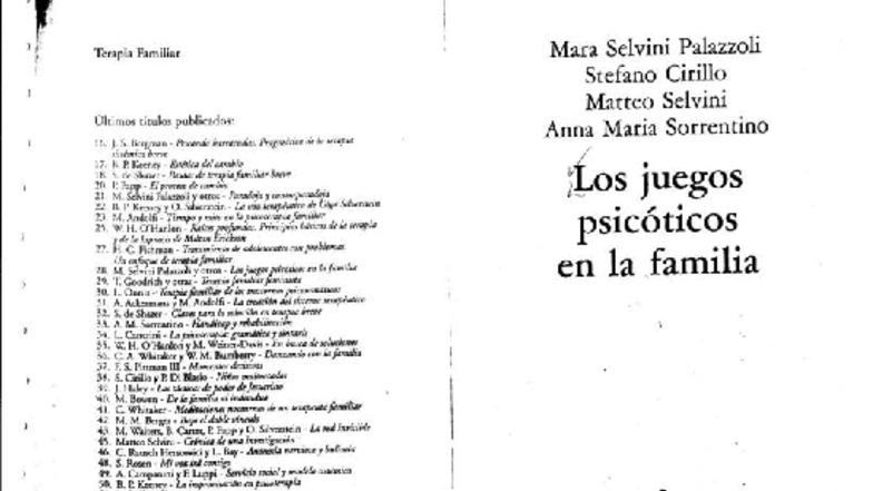 Los juegos psicóticos en la familia - Terapia Familiar Mara Selvini ...